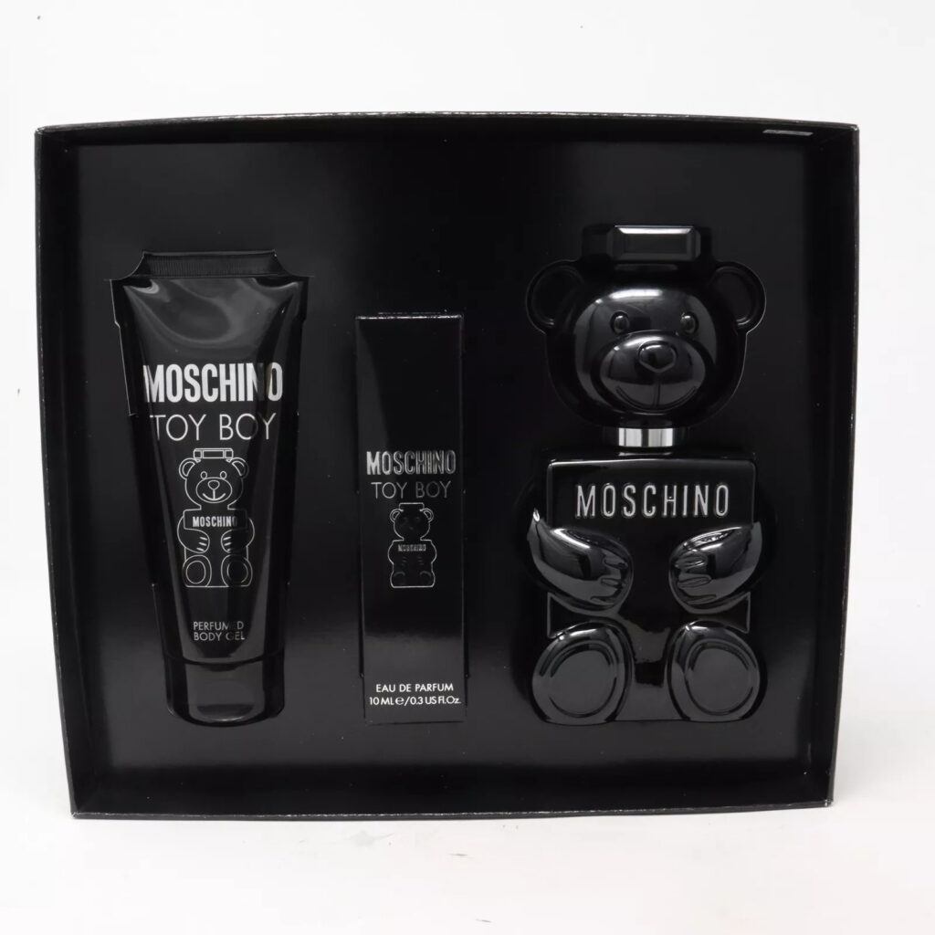 MOSCHINO Toy Boy 3 pcs Men's Perfume Gift Set (3.4oz edp sp,3.4oz ...