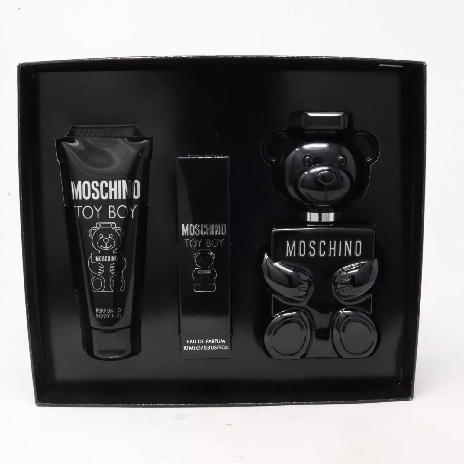 MOSCHINO Toy Boy 3 pcs Men's Perfume Gift Set (3.4oz edp sp,3.4oz ...