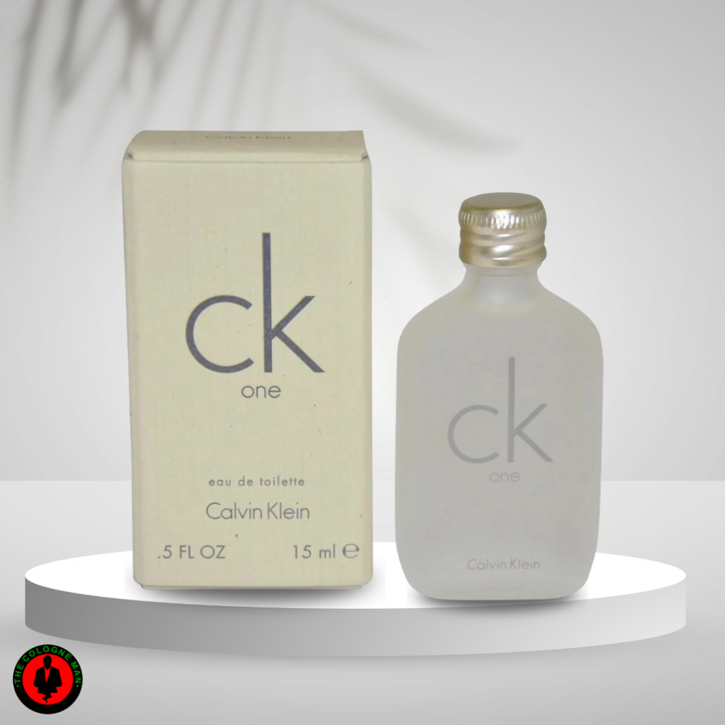 Calvin Klein One Unisex Edt Sp 0.5 Oz - Mini Authentic New Box Sealed - The Cologne Man